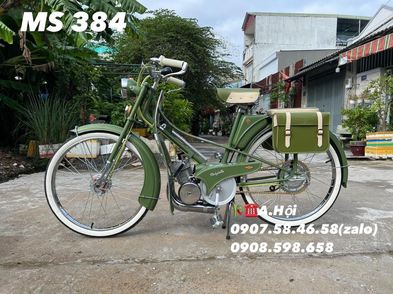 Mobylette AV32 - Màu Xanh Quân Đội